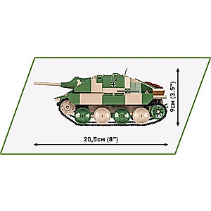Cobi toys 555 Pcs Hc WWII /2558/ Jagdpanzer 38 (Hetzer)