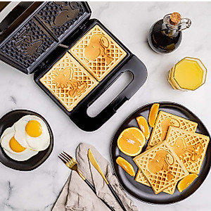 Uncanny Brands Peanuts Waffle Maker - Make Snoop and Woodstock Waffles - Kitchen Appliance