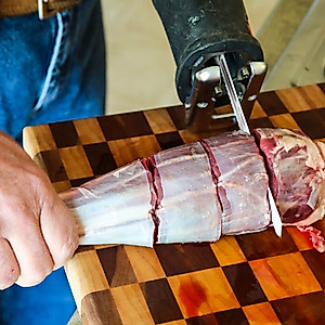 AxPower 5 Pack Stainless Steel Reciprocating Saw Blades Sawzall Blades for Frozen Meat Bone Food Cutting Beef Turkey