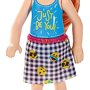 Barbie Club Chelsea Doll, 6-inch Redhead with Flower-Shaped Sunglasses, Multi