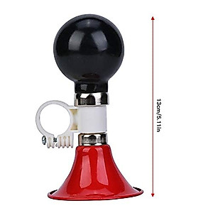 Children Bicycle Horn Metal Rubber Bike Horn Warning Bell Bike Handlebar Ring Bell for Kids Bike(RED)