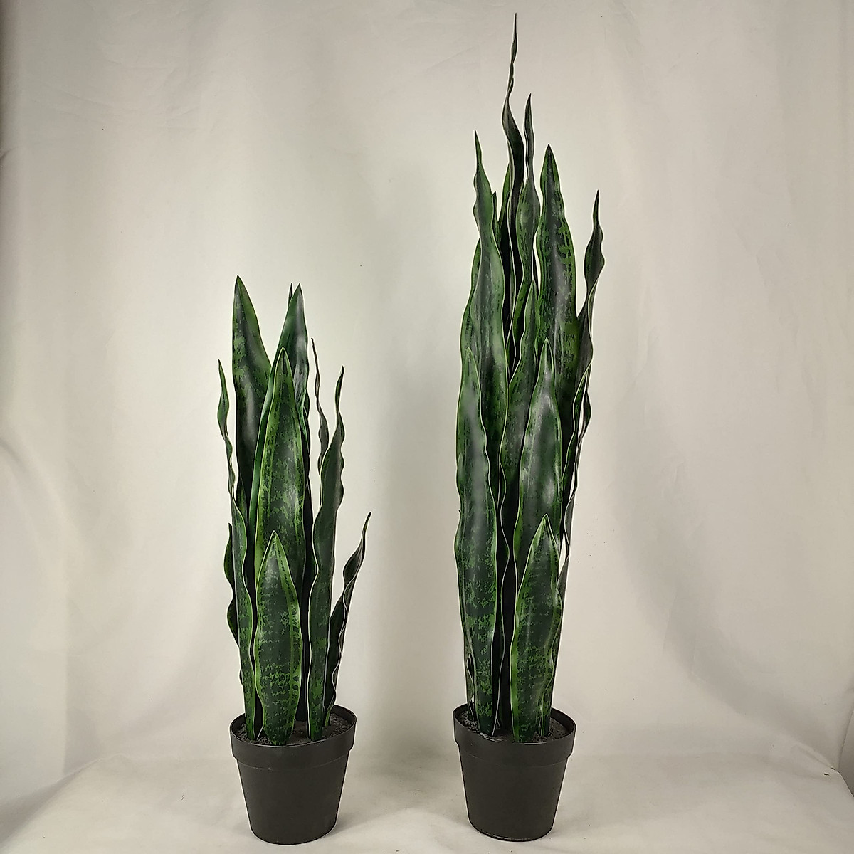 Ailimama Artificial Snake Plant 27 in Green Fake Sansevieria , Perfect Faux Plants for Home Garden Office Store Decoration