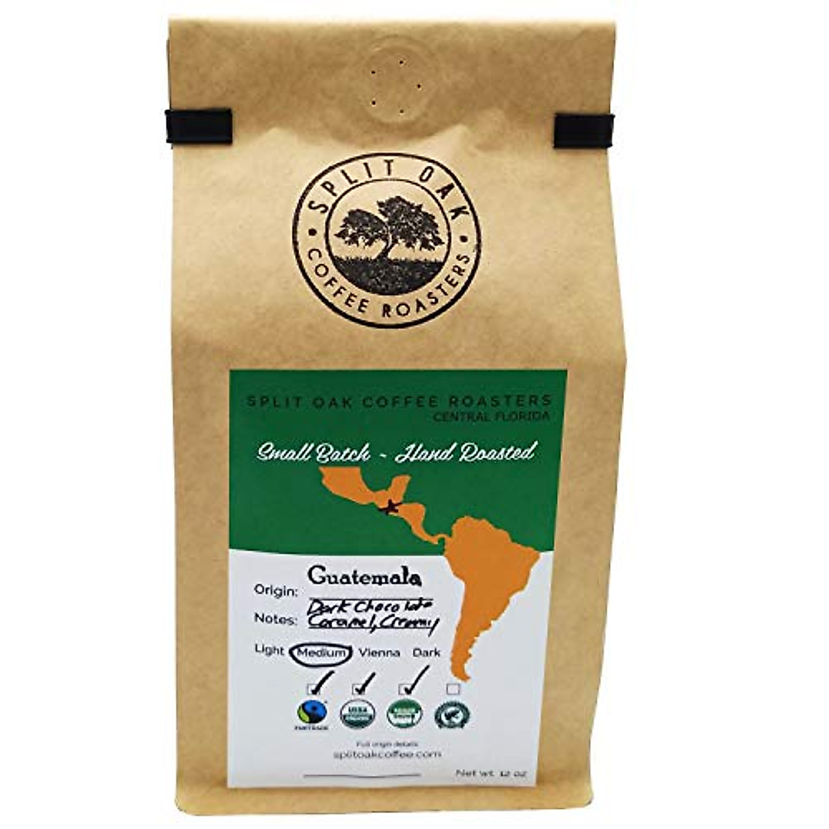 3 PACK Organic Guatemala Huehuetenango Coffee Beans 12oz, Fair Trade, Medium Roast, Single Origin, Shade Grown, Superior Reserve, Fresh Roasted, Guatemalan Arabica Whole Beans (3 Pack)