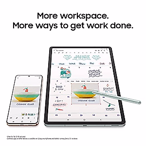 SAMSUNG Galaxy Tab S7 FE 2021 Android Tablet 12.4” Screen WiFi 64GB S Pen Included Long-Lasting Battery Powerful Performance, Mystic Pink (Renewed)