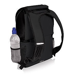 ONIVA - a Picnic Time brand Zuma Backpack Cooler, Soft Cooler Backpack, Lunch Cooler Black 16 x 11 x 3