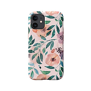 Speck Products Presidio Edition iPhone 12 Mini White/Rosy Pink/Watercolor Roses