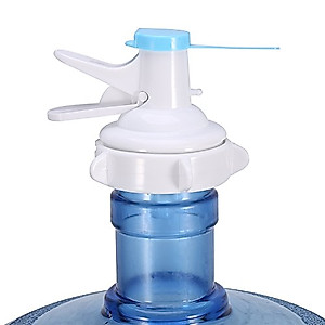 Pack of 1 Manual Operated 5 Gallon Bottle Jug Pump Drinking Water Spout Dispenser with Dustproof Cap