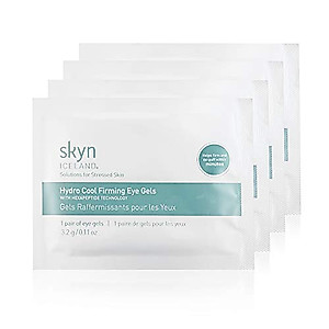 skyn ICELAND Hydro Cool Firming Eye Gels: Under-Eye Gel Patches to Firm, Tone and De-Puff Under-Eye Skin, 4 Pairs