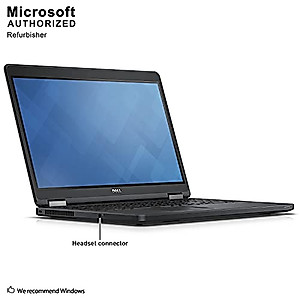 Dell Latitude E5550 15.6in Laptop, Core i5-5300U 2.3GHz, 8GB Ram, 240GB SSD, Windows 10 Pro 64bit (Renewed)