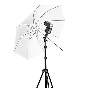 Anwenk Camera Flash Speedlite Mount Swivel Light Stand Bracket with Umbrella Reflector Holder for Camera DSLR Nikon Canon Pentax Olympus and Other DSLR Flashes Studio Light LED Light, 1Pack