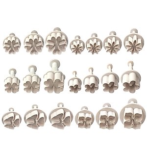 Cookie Cutters Plunger Cutter Cake Decorating Supplies Fondant Molds White Daisy Hydrangea Five-petaled Flowers Lucky Grass Four-petaled Flowers Love Five-petaled