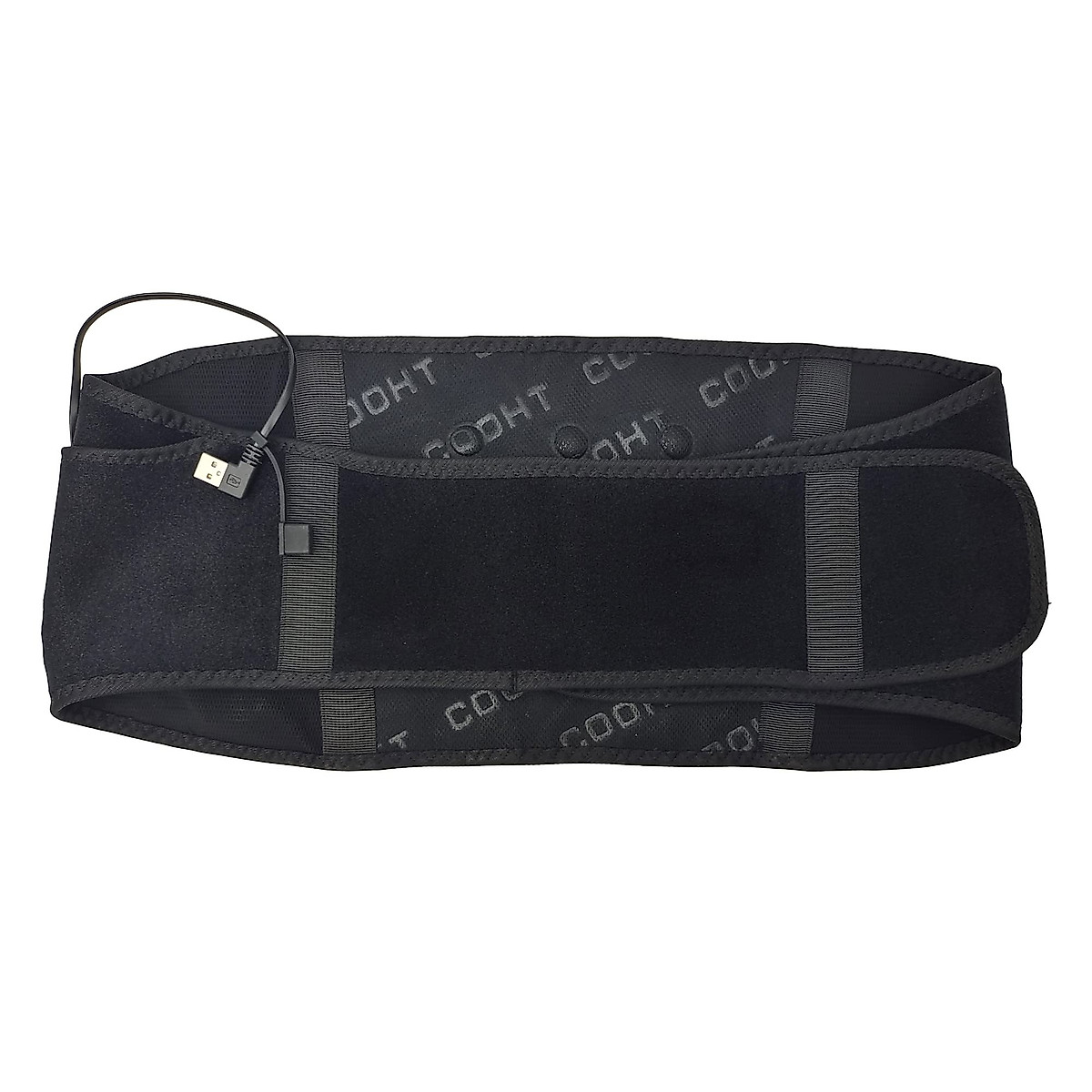 Cordness Electric Back Heating Pad Portable Lighten Lumbar Support Belt Waist Brace Body Warmer USB Port