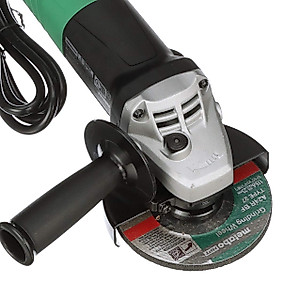Metabo HPT Angle Grinder 4-1/2-Inch Includes 5 Grinding Wheels & Hard Case 6.2-Amp Motor Compact & Lightweight G12SR4