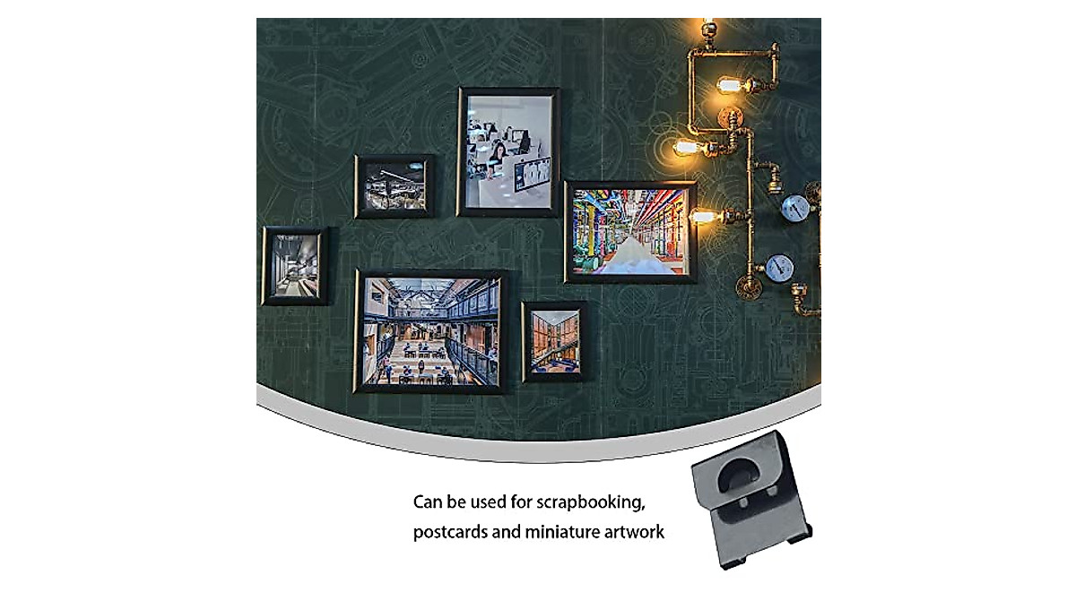 100 Pack Photo Frame Clips - Easy Wall Hanging Solutions