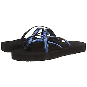 Teva Women's Olowahu Sandal, Flower Loom Navy, 8