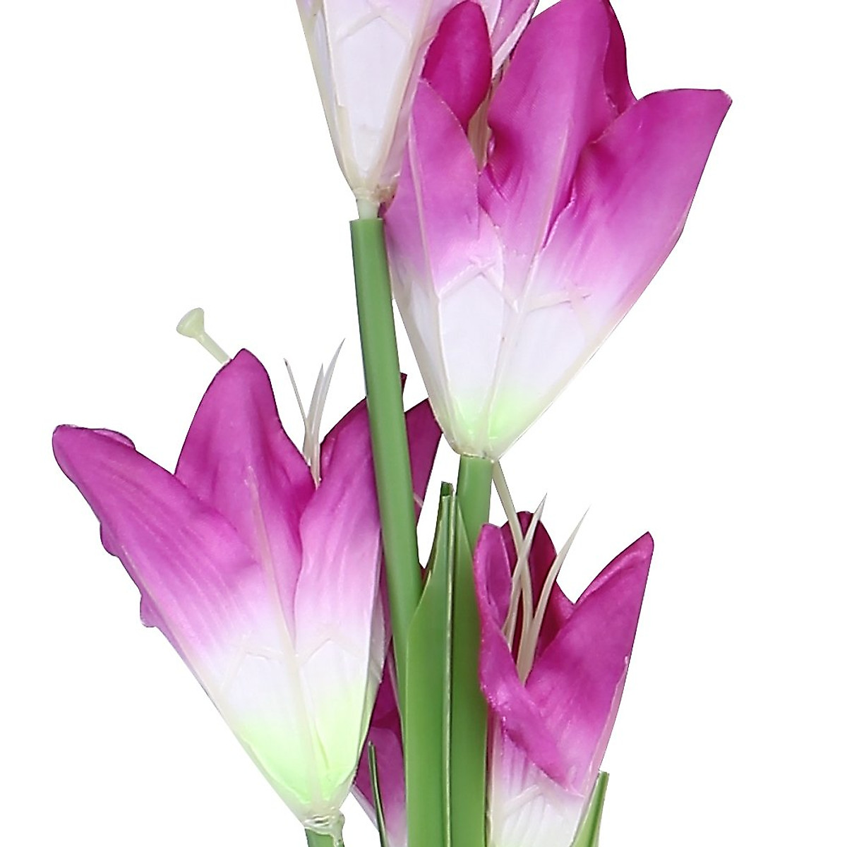 2 solar LED 4 heads calla flower night light, suitable for home garden lawn decoration