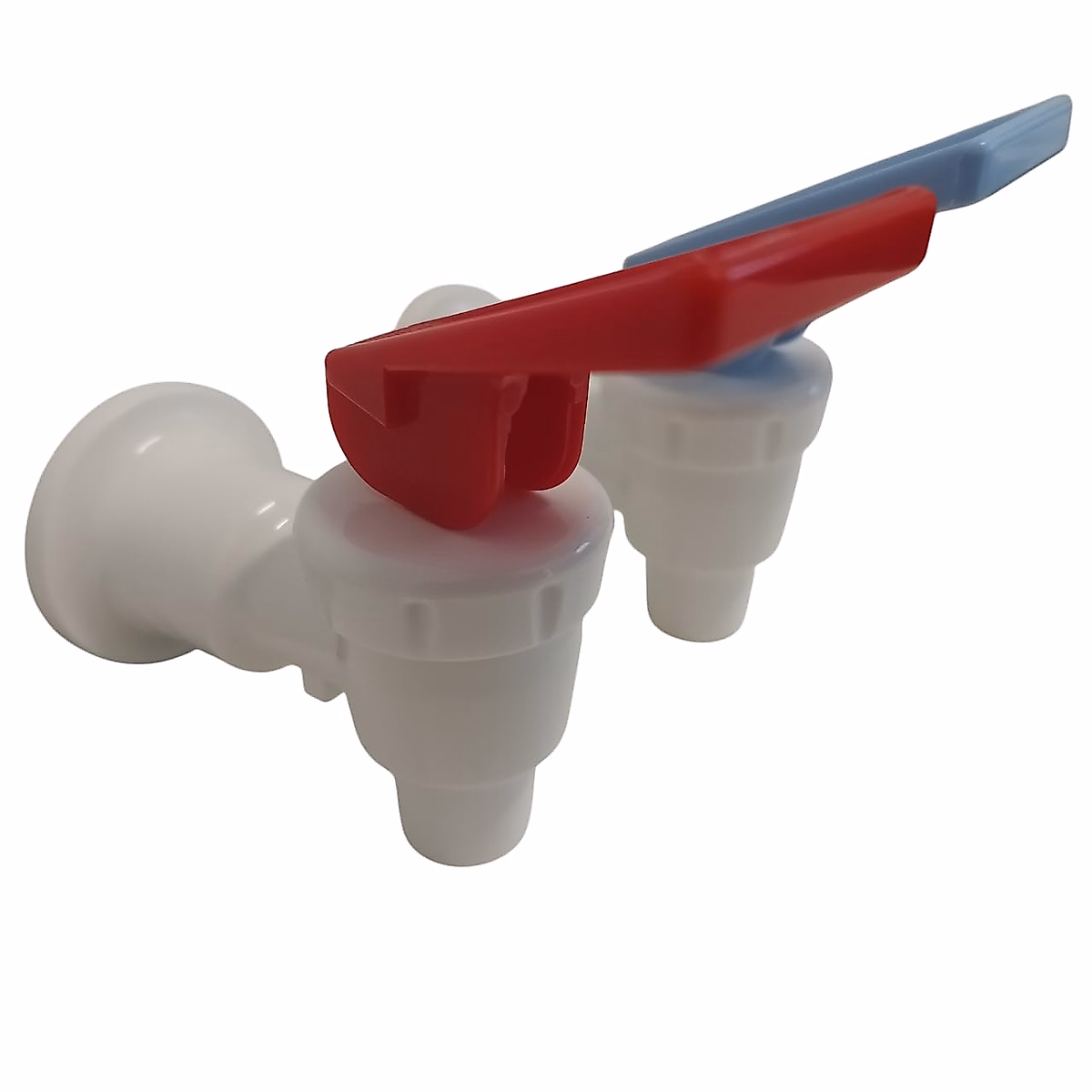 OCS Parts - RB217 Sunbeam Water Cooler Faucet, Tomlinson Blue and Red Handle, Combo Pack (Pack of 2)