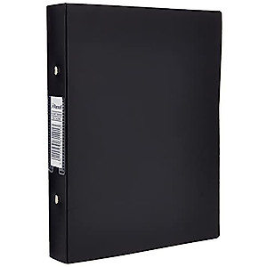 Rexel A5 Ring Binder, Black, 25 mm 2 O-Ring Diameter, Budget, 13428BK