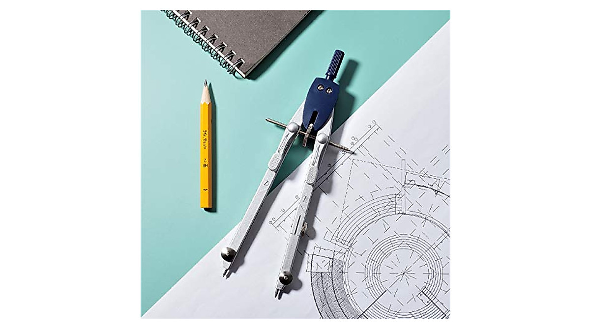 Mr. Pen Professional Metal Compass for Geometry & Art