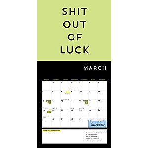 A F*cking 2022 Wall Calendar: Get Your Sh*t Together This Year - Includes Stickers! (Funny Monthly Calendar, White Elephant Gag Gift for Adults) (Calendars & Gifts to Swear By)