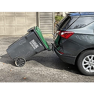 Garbage Commander Bumper Mounted MT Wheeled Trash Can Hauling Hitch