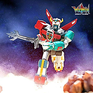 SUPER7 Voltron Defender of The Universe Super7 Ultimates Toy Deco Metallic Paint 7-Inch Collector's Action Figure VOLTW01-DOU-01