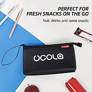 UCOLA Small Insulated Bag Freezable Snack Bag Small Cooler Bag Snack Bag Small Insulated Bag Sandwich Bag Frozen Lunch Bag, Freezable Snack Bag for Work Trips, Mini Lunch Bag Suitable for Yogurt.