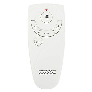 White UC7083T Replaced Remote Control fit for Hampton Bay UC7083T Ceiling Fan Wireless Single Light