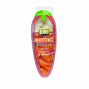 Joie Carrot, BPA Free, LFGB Approved, Sectioned Food Container for Snacks, One Size, Orange