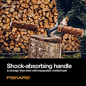 Fiskars 378571-1002 X15 Chopping Axe 23.5", 23.5 Inch, Orange/Black,Yellow/Black