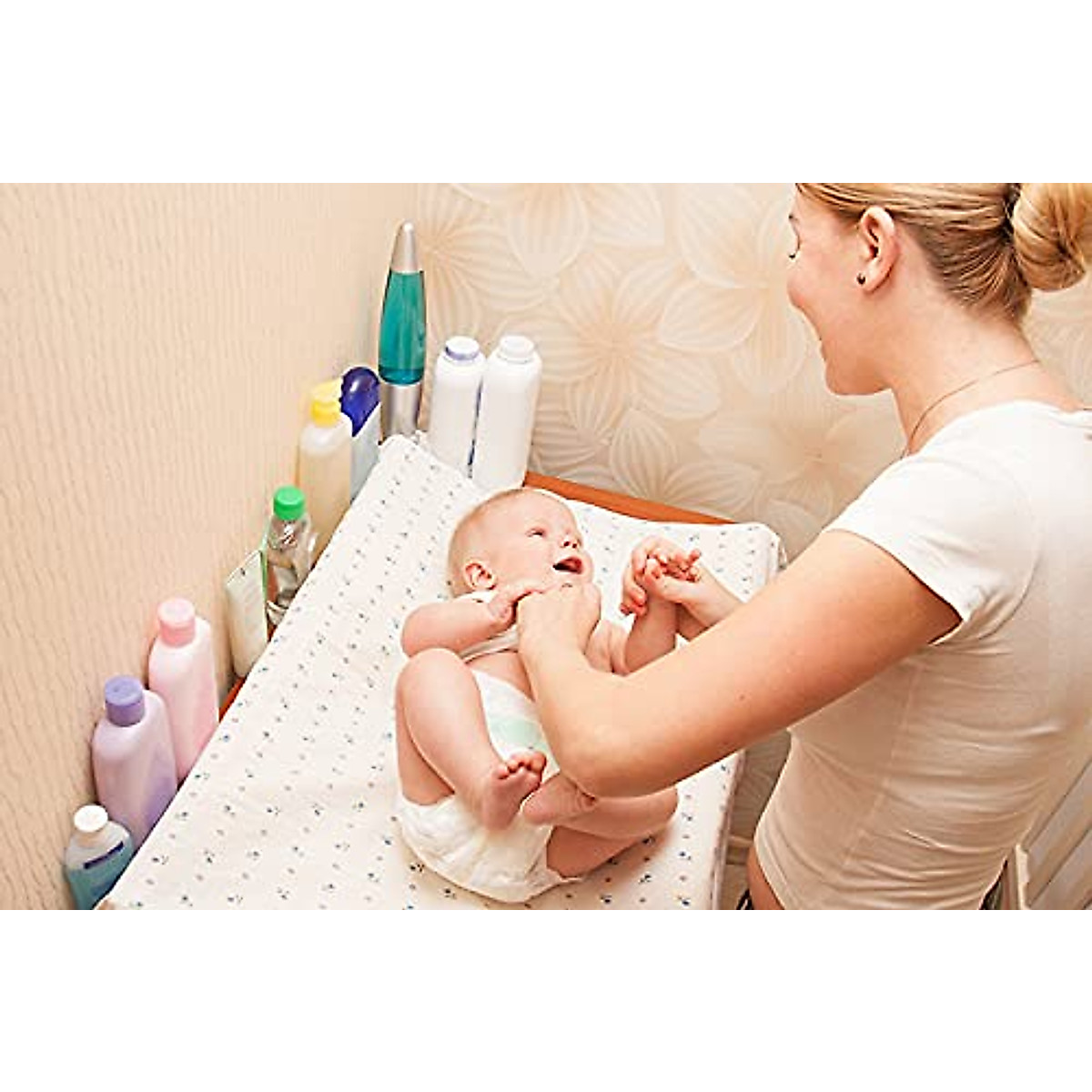 Lukara Hemp Cloth Diaper Inserts - Reusable Cloth Diaper Liners for Children, Hemp Diaper Inserts for All Needs, Fits All Diapers & Absorbent Hemp Inserts for Cloth Diapers, Reusable Diapers (5 Pack)