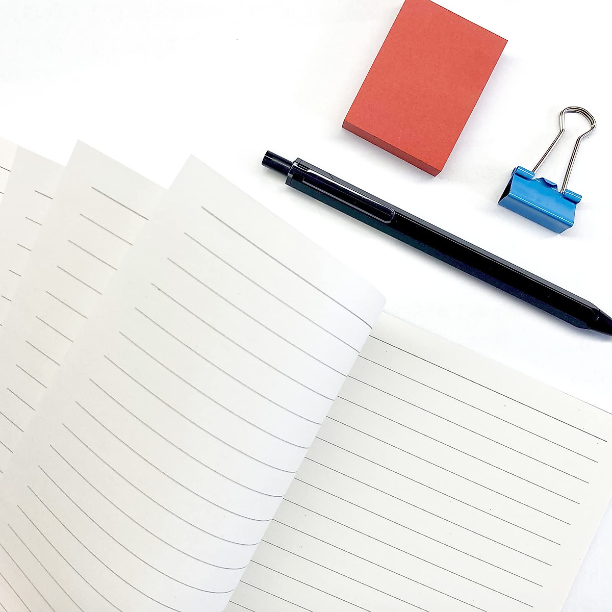 2 Pack College Ruled Notebook, Soft Yellow Cover Spiral Notebook, Memo Notepad Sketchbook, Students Office Business Diary Spiral Book Journal,100 Pages, 50 Sheets, 7.48 x 5.11 Inch