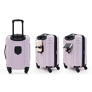 Wrangler Astral Hardside Luggage, Lilac, 20-Inch Carry-On