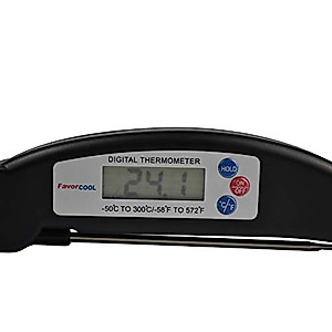 FaverCOOL Digital Food Meat Candy Thermometer, Instant Read Probe Thermometer for Cooking Grilling and Smoking Oven Cooking