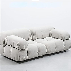 sgzyl Tofu Block Sofa Furniture Lambswool Simple Cream Style Fabric Modular Sofa Sofa