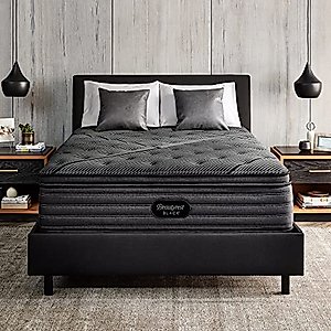 Beautyrest Black L-Class 14.5” Plush Pillow Top Queen Mattress, Cooling Technology, Supportive, CertiPUR-US, 100-Night Sleep Trial, 10-Year Limited Warranty