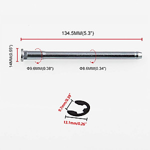 LEDAUT Compatible With Door Hinge Roller Pin Door Hinge Pin and Bushing Repair Kits (4 pins 2 Door) LEDAUT Replacement for Chevy GMC Fullsize Truck SUV 1988-2002