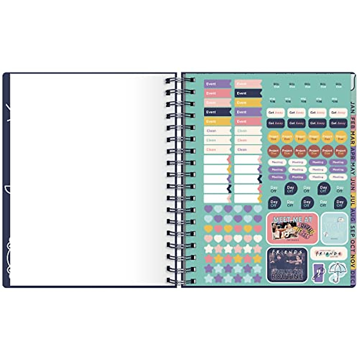 2023 Friends Deluxe Weekly/Monthly Planner