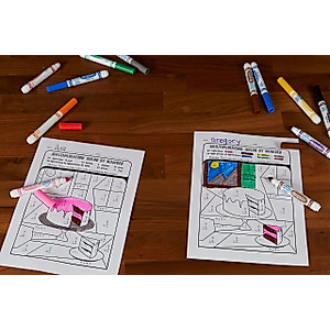 Crayola Ultra Clean Washable Markers (12 Pack), Bulk Markers for Kids, 10 Broad Line Markers, Back to School Classroom Supplies for Kids, Ages 4+