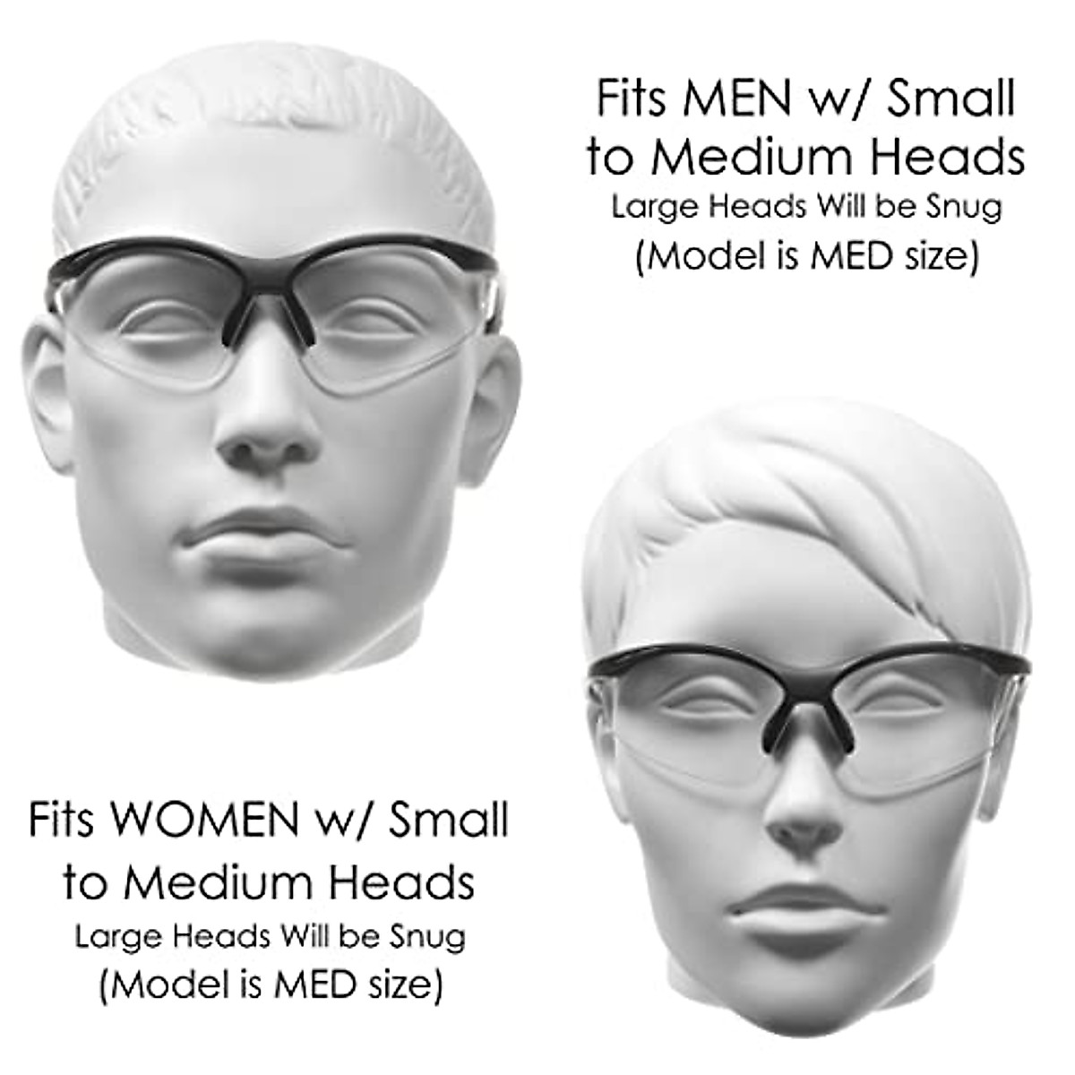 proSPORT Bifocal Safety Glasses Reader Z87 +2.00 Wrap-Around Work Motorcycle Shooting Nigt Indoor Outdoor