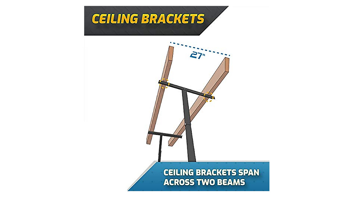 MonsterRAX 4x8 Overhead Garage Storage Rack - Organize Now