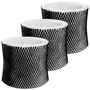 SUNRRA HWF64 Humidifier Filter for Sunbeam Humidifier Filter B, SCM1746, Long-Last & Sturdy, Fits Holmes HM1746, HM-1745 and Bionaire BWF64, 3 Pack