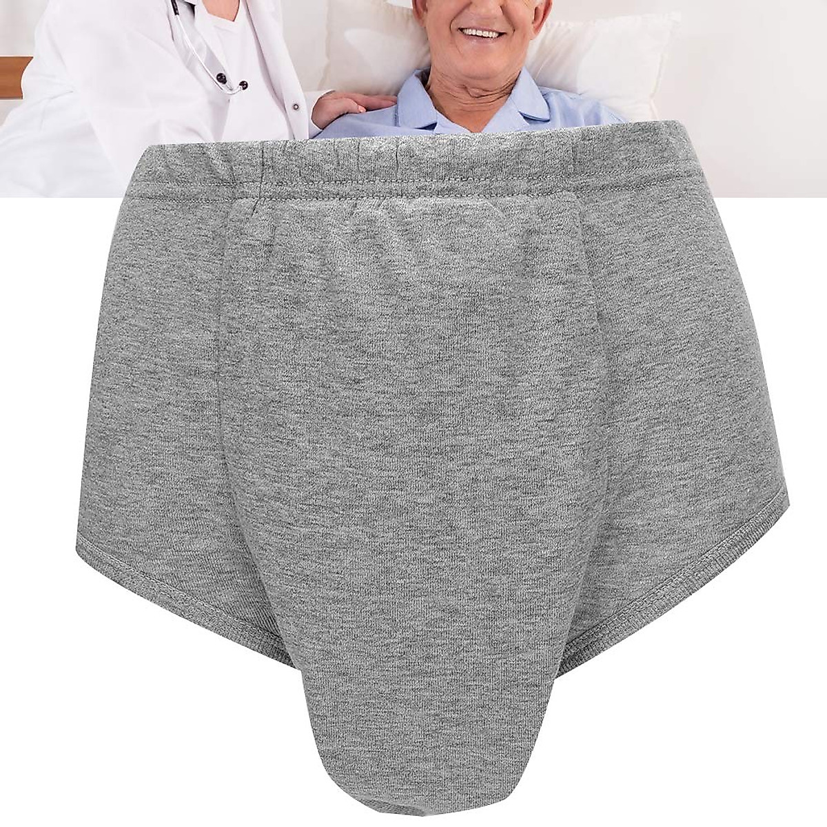 Adult Cloth Diaper, Soft Cloth Diapers for Adults Elderly Cloth Diaper Nappy Care Incontinence Care Panties Reusable Cloth Diaper Cover Washable Underwear for Elderly Patients Pregnant Women Pants (L)