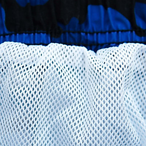 NORTY Men's Swimsuit Trunks - Swim Shorts for Beach, Boat, and Watersports - Drawstring Waist and Cargo Pockets - Navy, Large