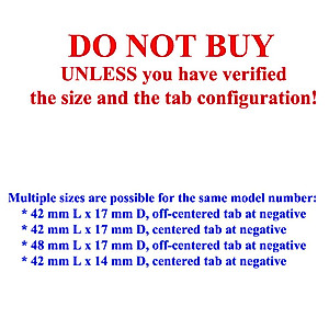 Replacement Battery Compatible with Braun Oral-b Professional Care Toothbrush, 1150 mAh, Panasonic NiMH, 42 mm Long, 14 mm Diameter
