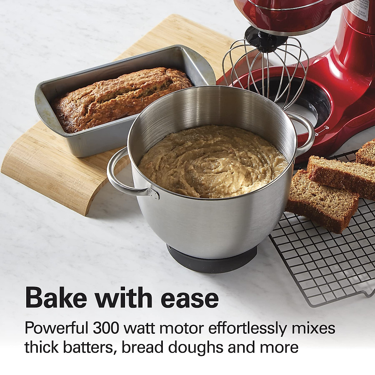 Hamilton Beach Stand Mixer + Food Processor (10 Cups)