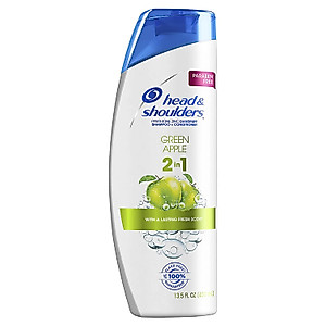 Head and Shoulders, Dandruff Shampoo, Green Apple - 13.53 Fl Oz (Pack of 3)