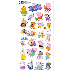 Peppa Pig Fleece Blanket Set - Bundle with Peppa Pig Blanket for Girls, Peppa Pig Stickers, and More | 45" x 60" Peppa Pig Throw Blanket