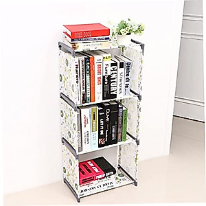 CAXUSD Combination Shelf Shoe Rack Shelf Clothing Shelves Clothes Organizer Rack Free Standing Bookcase Hangers for Clothes Clothing Shelf Storage Shelf Display Stand Rack Simple Fabric