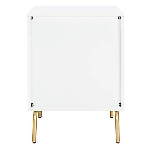 Safavieh NST5002D, 18" W x 15.7" L x 24" H, White/White Washed